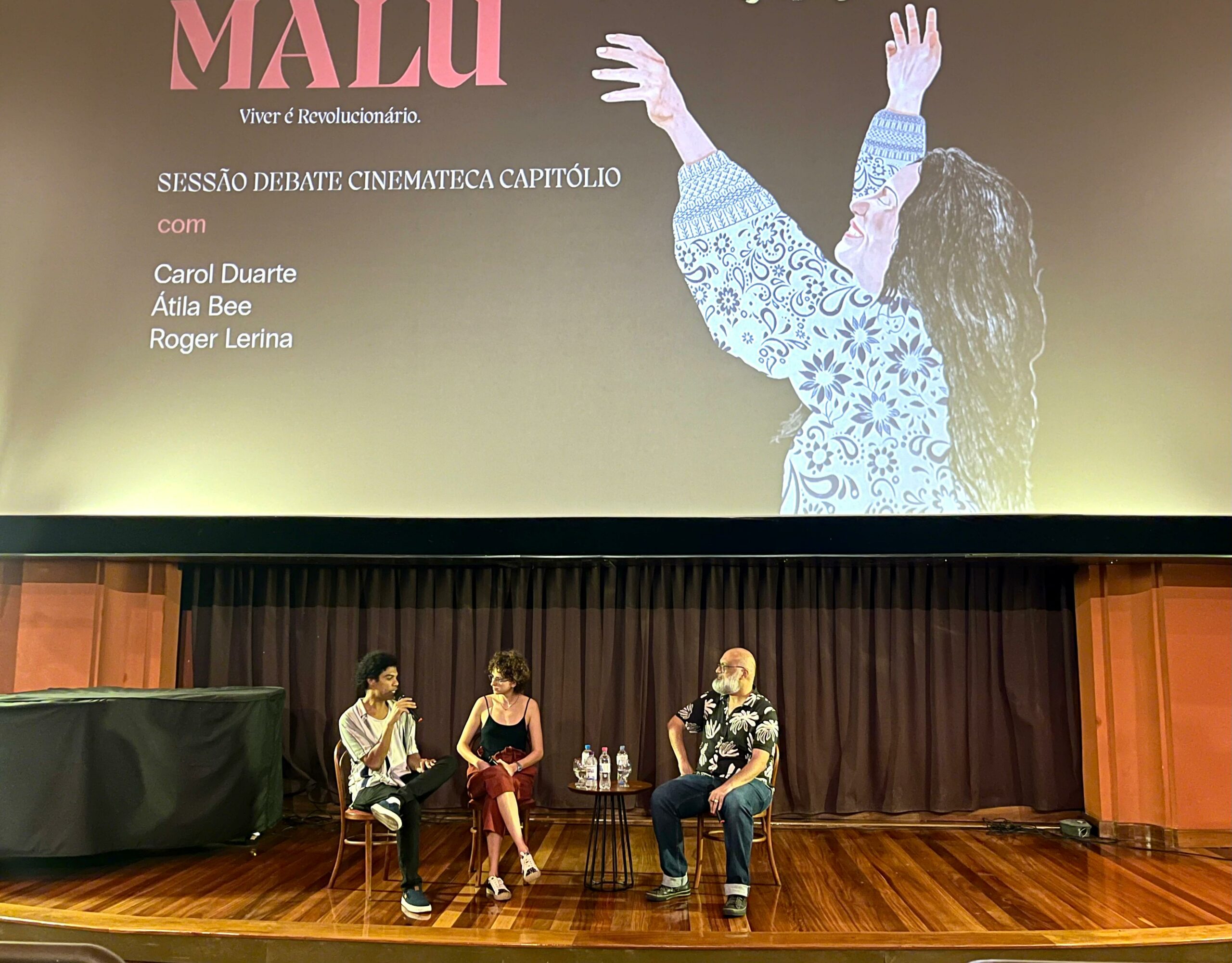 Átila Bee e Carol Duarte conversam com plateia sobre filme “Malu ...