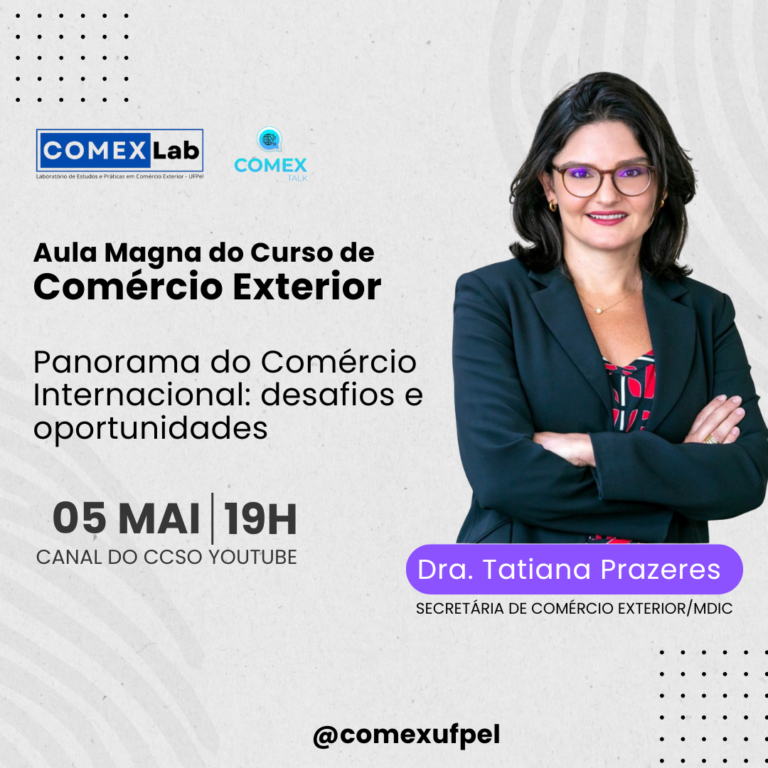 Aula Magna do Curso de Comércio Exterior – Curso de Comércio Exterior