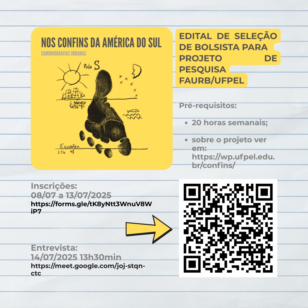 NOS CONFINS DA AMÉRICA DO SUL – CAMINHOGRAFIAS URBANAS
