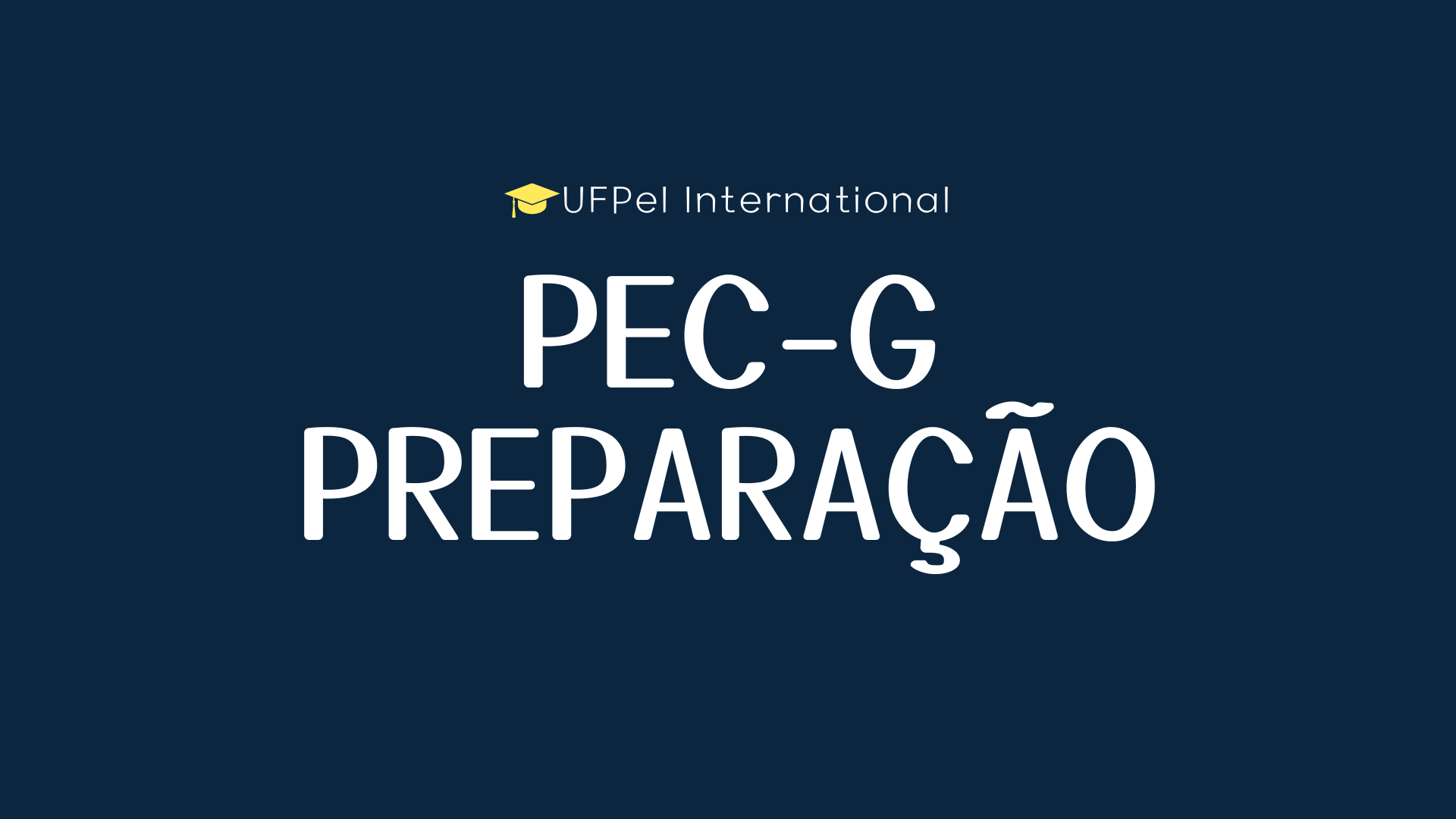 PEC-G – UFPel International