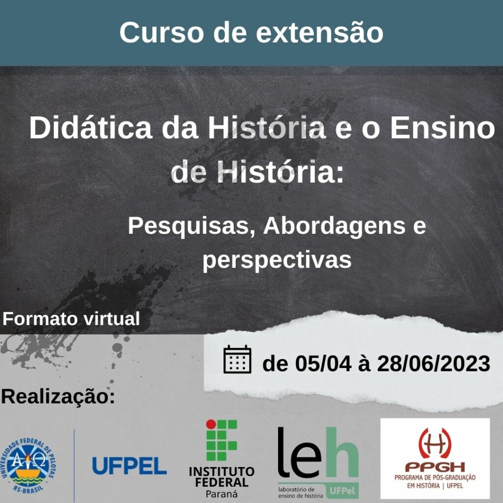 Curso De Extensão Didática Da História E O Ensino De História