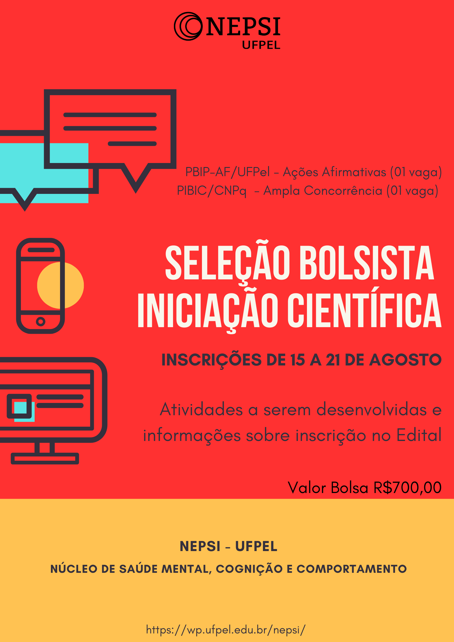 Núcleo de Saúde Mental, Cognição e ComportamentoNEPSI disponibiliza ...